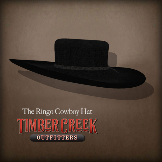 Second Life Marketplace - [Timber Creek] Ringo Cowboy Hat-Boxed